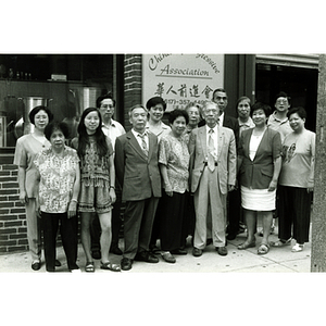 Chinese Progressive Association members outside their office - Digital ...
