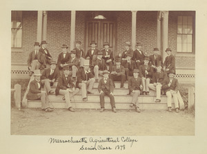 Members of Massachusetts Agricultural College Senior Class of 1878 ...