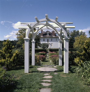 Gazebo, Hamilton House, South Berwick, Maine - Digital Commonwealth