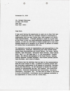 Letter from Mark H. McCormack to Richard Grausman - Digital Commonwealth