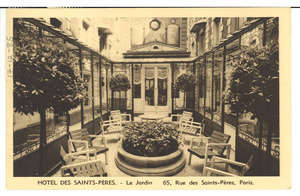 Postcard from Mercer Cook to W. E. B. Du Bois - Digital Commonwealth