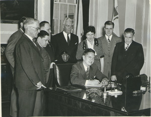 Legislation-Signing of Bill, May 6, 1947 - Digital Commonwealth