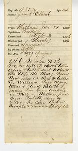 Tewksbury Almshouse Intake Record: Ellard, James - Digital Commonwealth