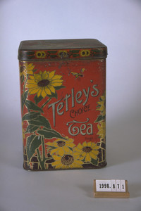Tetley's India & Ceylon Tea can - Digital Commonwealth