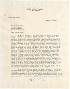 Letter from Atlanta University to W. E. B. Du Bois - Digital Commonwealth