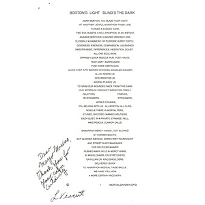 Poem to the city of Boston - Digital Commonwealth