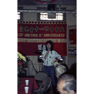 Speaker at a Chinese Progressive Association anniversary event ...