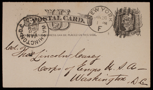 John Bogart to Thomas Lincoln Casey, January 28, 1882 - Digital ...