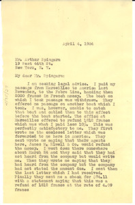 Letter from W. E. B. Du Bois to Arthur B. Spingarn - Digital Commonwealth