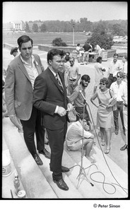 Bill Baird press conference at the University of Maryland: Baird, with ...