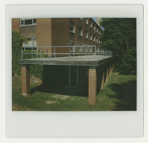 The back dack on Massasoit Hall - Digital Commonwealth