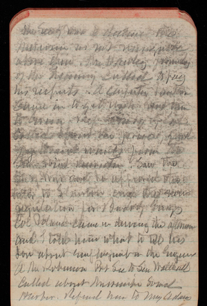 Thomas Lincoln Casey Notebook, March 1892-June 1892, 49, the Sec'y of ...
