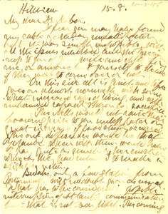Letter from Frances Hoggan to W. E. B. Du Bois - Digital Commonwealth