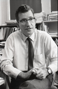 Noam Chomsky in his office at MIT - Digital Commonwealth