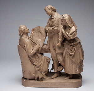 Rogers Group Sculpture - Coming to the Parson - Digital Commonwealth