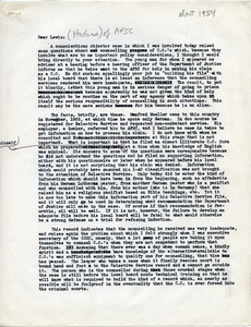 Letter from Caleb Foote to Lewis Hoskins - Digital Commonwealth