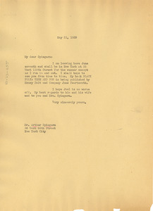 Letter from W. E. B. Du Bois to Arthur Spingarn - Digital Commonwealth