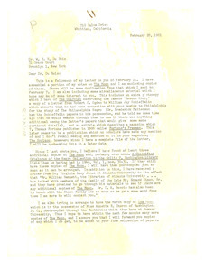 Letter from Paul Partington to W. E. B. Du Bois - Digital Commonwealth