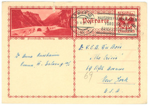 Postcard from Anna Nussbaum to W. E. B. Du Bois - Digital Commonwealth