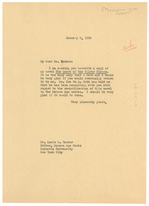 Letter from W. E. B. Du Bois to Louis M. Hacker - Digital Commonwealth