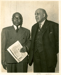 W. E. B. Du Bois with Metz T. P. Lochard, Chicago - Digital Commonwealth