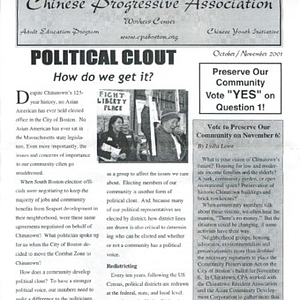Membership newsletter of the Chinese Progressive Association and ...