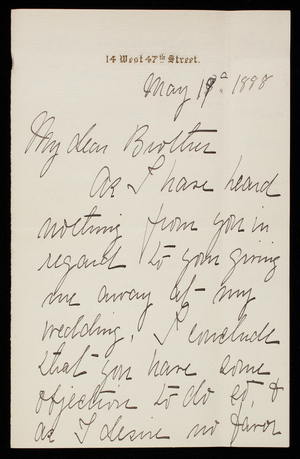 James W. Hyatt to Thomas Lincoln Casey, June 16, 1888 - Digital ...
