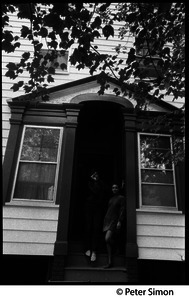 Hedge Capers and Donna Carson (of Hedge and Donna), standing at the ...