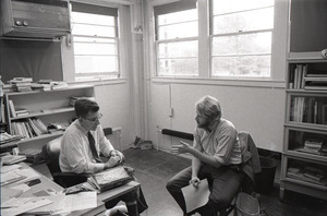Noam Chomsky with an interviewer in his office at MIT - Digital ...