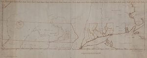 Manuscript map of the colony of Connecticut, 1775 - Digital Commonwealth