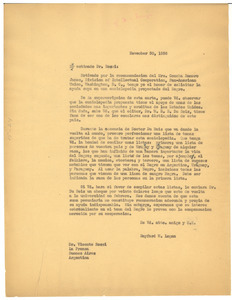 Letter from Rayford W. Logan to Vicente Rossi - Digital Commonwealth