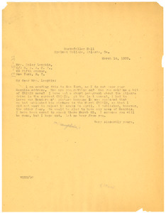 Letter from W. E. B. Du Bois to Daisy Lampkin - Digital Commonwealth