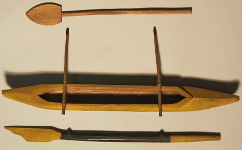 Outrigger Canoe Model - Digital Commonwealth