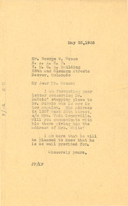 Letter from Jessie Fauset to George W. Gross - Digital Commonwealth