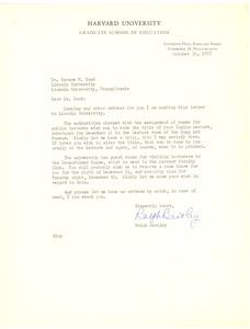 Harvard University, Inglis Lecture Series - Digital Commonwealth