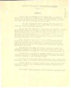 Statutes of the Society of African Culture - Digital Commonwealth