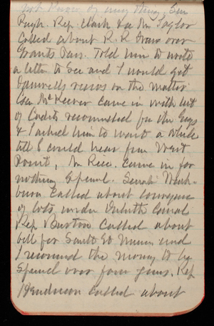 Thomas Lincoln Casey Notebook, April 1890-June 1890, 80, not know of ...
