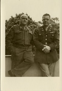 Lt. Col. Chevalier (left) and Lt. Col. Waring - Digital Commonwealth