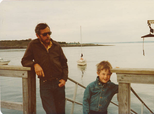 Dexter and Uncle Bob Hamilton arriving at Lovell's Island - Digital ...