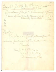 Return address - Digital Commonwealth