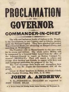 Proclamation by the Governor and Commander-in-Chief - Digital Commonwealth