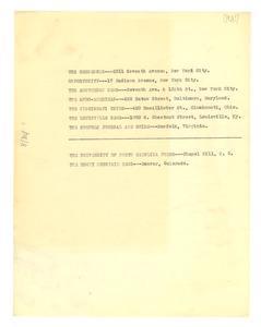 List of newspapers and their locations - Digital Commonwealth