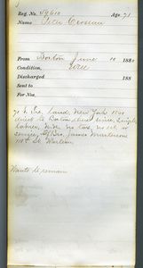 Tewksbury Almshouse Intake Record: Crosson, Peter - Digital Commonwealth