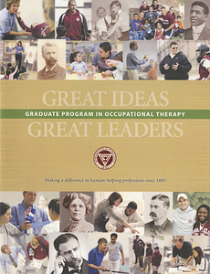Occupational Therapy graduate program brochure - Digital Commonwealth