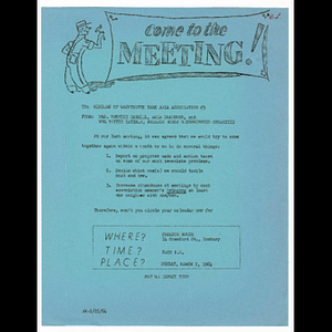 Memorandum from Vernice Gabriel and Bettye Latimer to members of ...