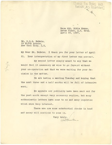Letter from Addie W. Hunton to W. E. B. Du Bois - Digital Commonwealth