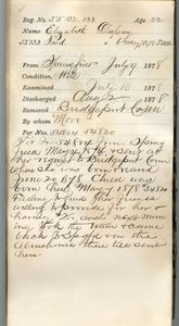 Tewksbury Almshouse Intake Record: Duprey, Elizabeth - Digital Commonwealth