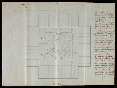 [Bunker Hill Monument,] Plan, June 3, 1879 - Digital Commonwealth