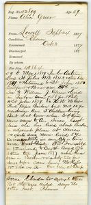 Tewksbury Almshouse Intake Record: Greer, Alice - Digital Commonwealth