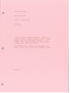 Memorandum from Mark H. McCormack to Rick Isaacson - Digital Commonwealth